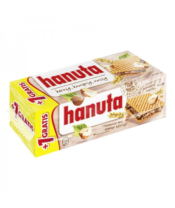Hanuta Gaufrettes au chocolat et aux noisettes Ferrero 220g